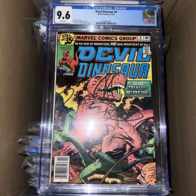 DEVIL DINOSAUR 8 CGC 9.6 JACK KIRBY STORY & COVER MOON BOY MARVEL COMICS 1978 | eBay