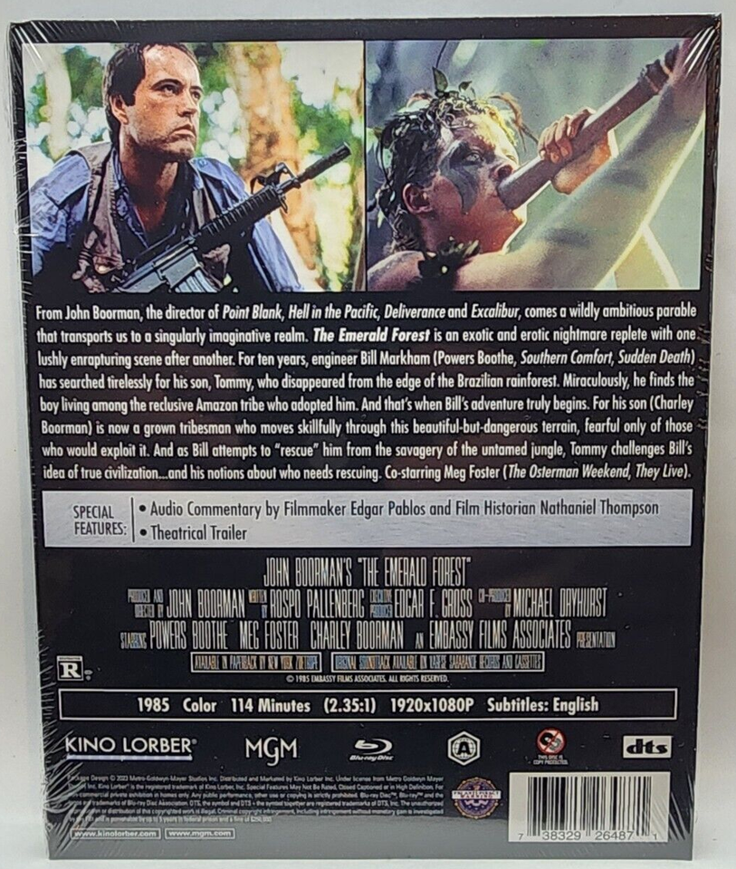 John Boorman's The Emerald Forest (Blu-ray, 1985) Powers Boothe, Meg ...