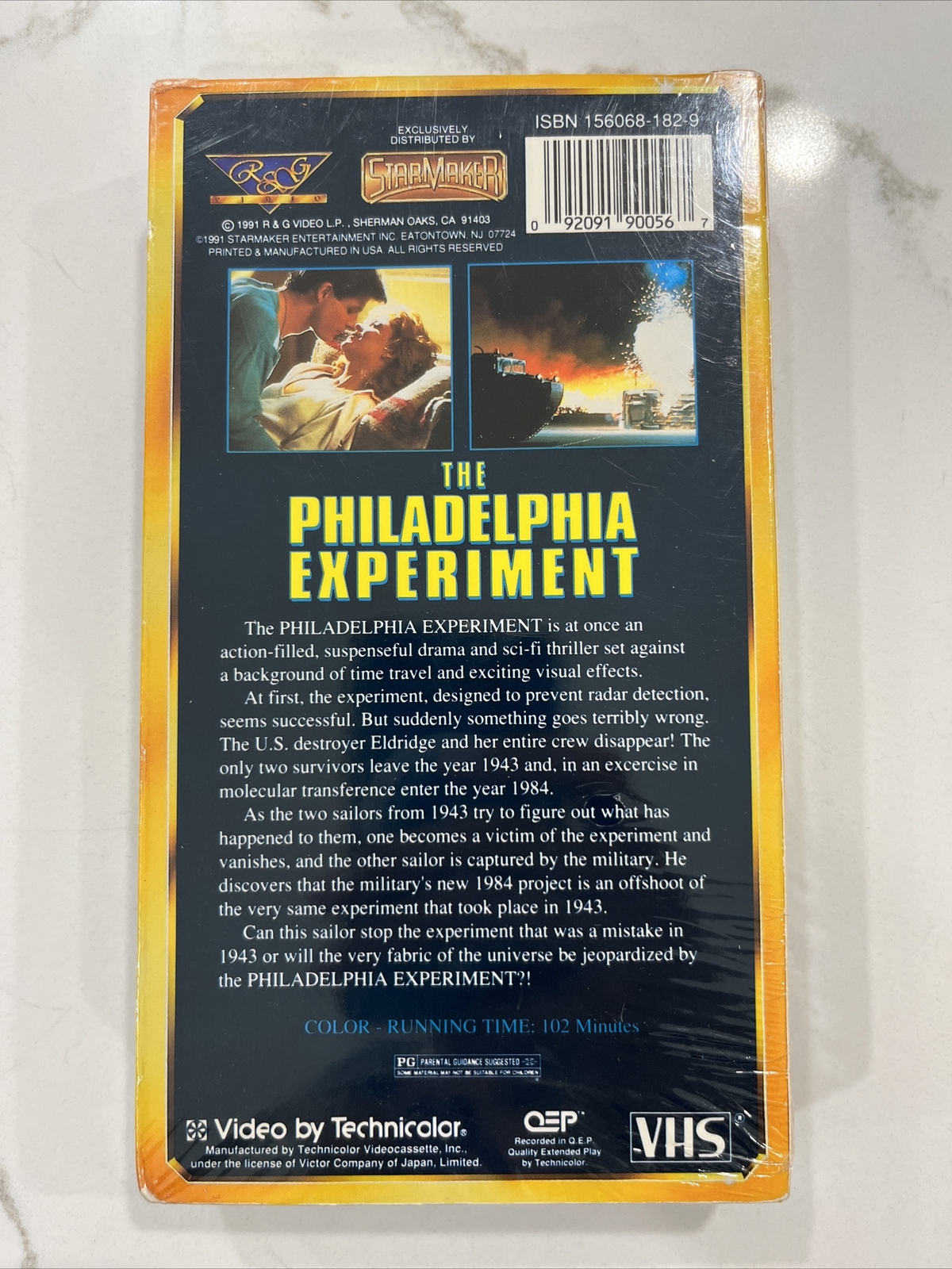 The Philadelphia Experiment VHS Tape 1991 Sci-fi Michael Pare John ...