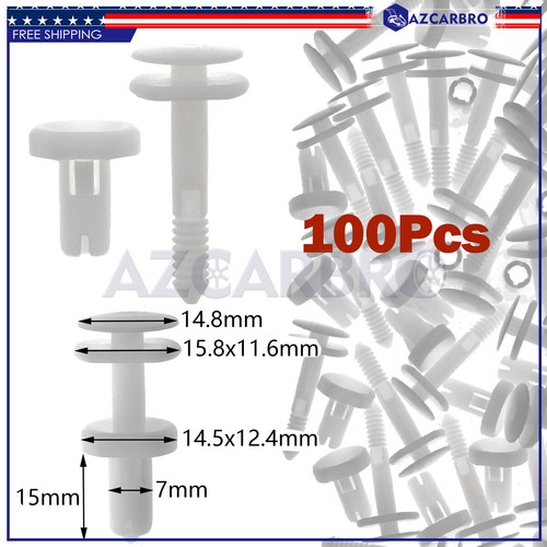 100pcs Door Trim Panel Retainer Clips for Chevy GMC C1500 C2500 C3500 ...