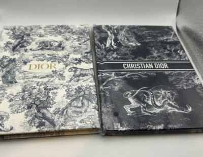 A set of 2 - Christian Dior Notebook toile de Jouy Authentic Journal ...