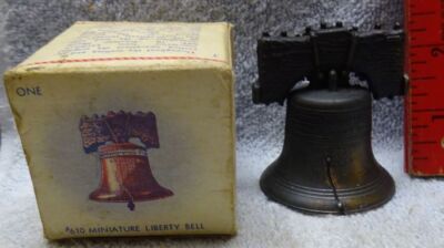 ** Vintage - PENNCRAFT - MINIATURE - LIBERTY BELL - with the ORIGINAL ...