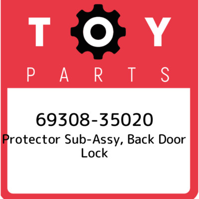 69308-35020 Toyota Protector sub-assy, back door lock 6930835020, New ...