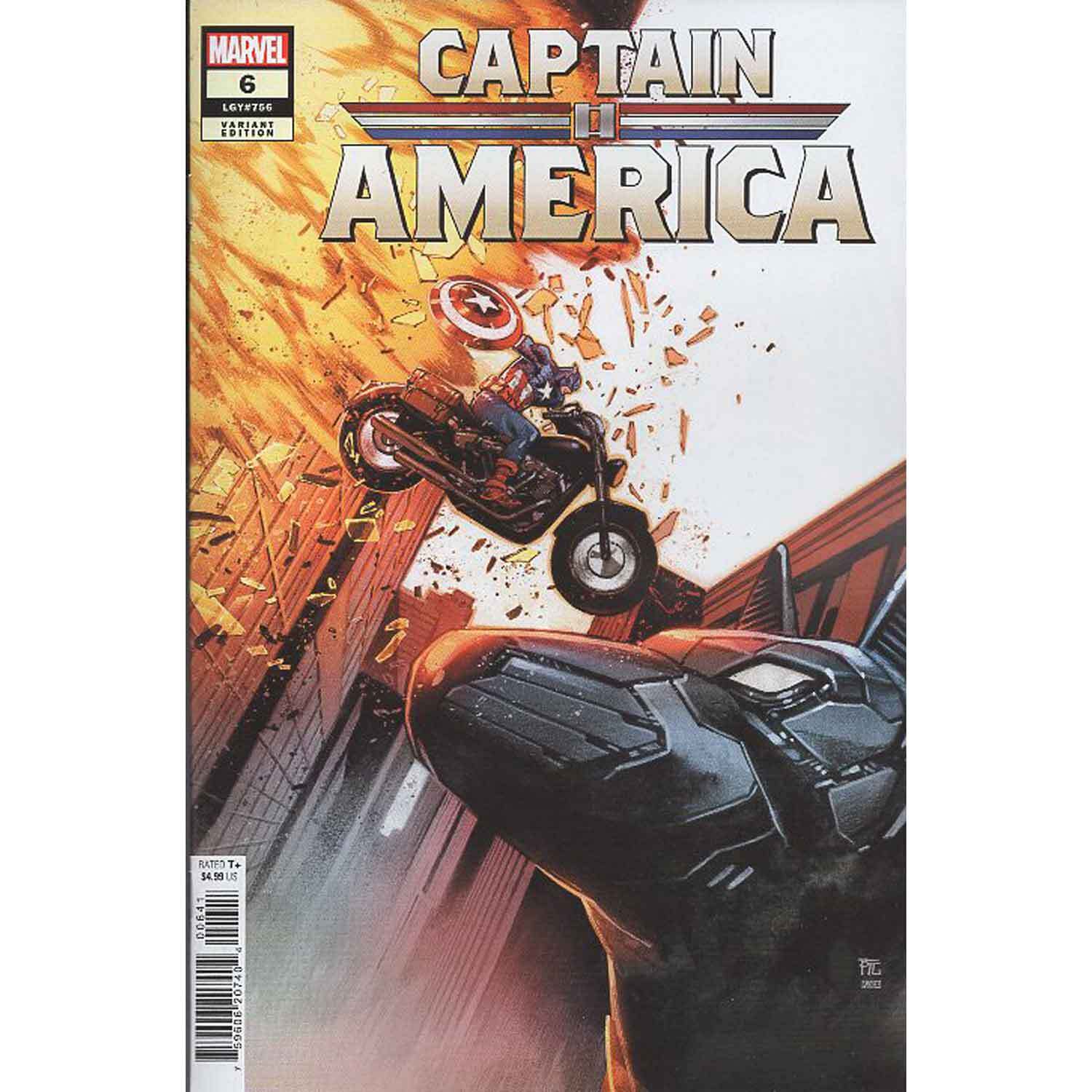 Captain America #6 Dike Ruan Variant Marvel Comics First Printing | eBay