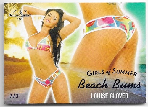 2025 BENCHWARMER GIRLS OF SUMMER LOUISE GLOVER BEACH BUMS BUTT CARD /3 PLAYBOY! | eBay