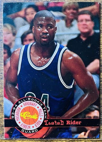 1994-95 Classic Draft Isaiah Rider Minnesota Timberwolves #15 Rookie NM ...