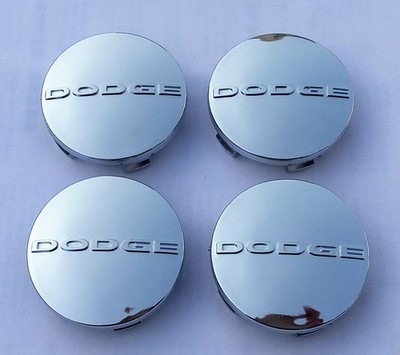 4PC Chrome 2 1/2" Wheel Center Caps For Dodge Charger Challenger ...