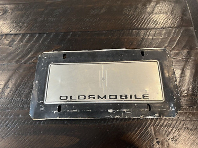 Oldsmobile Dealer Showroom Vintage Booster License Plate Cutlass 442 ...