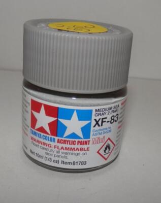 Tamiya Color Acrylic Paint Mini Medium Sea Gray (RAF) #XF-83 (10ml) NEW ...