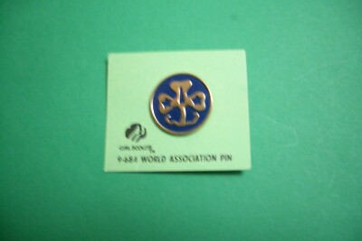 NEW WAGGGS PIN on Card Girl Scouts Guides World Association SAFETY ...