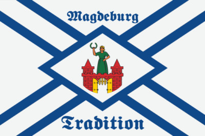 Fahne Flagge Magdeburg Tradition 150 x 250 cm Bootsflagge ...