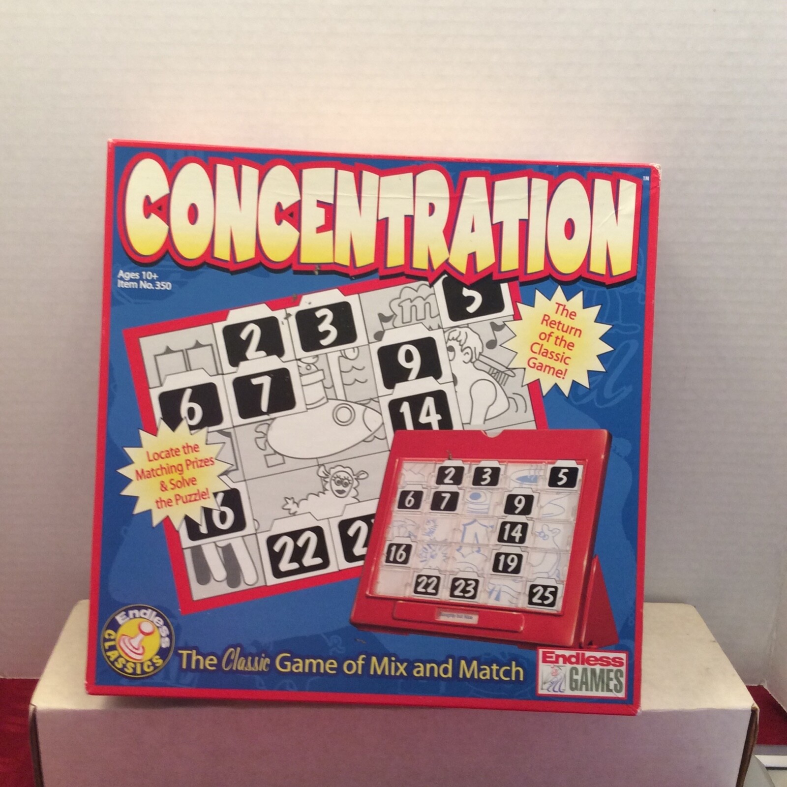 Concentration Board Game Milton Bradley Preowned | eBay