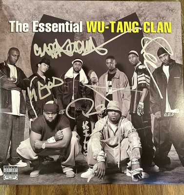 ‘Wu Tang Clan’ Signed ‘The Essential’ Vinyl Album Record Wu-Tang PROOF ...