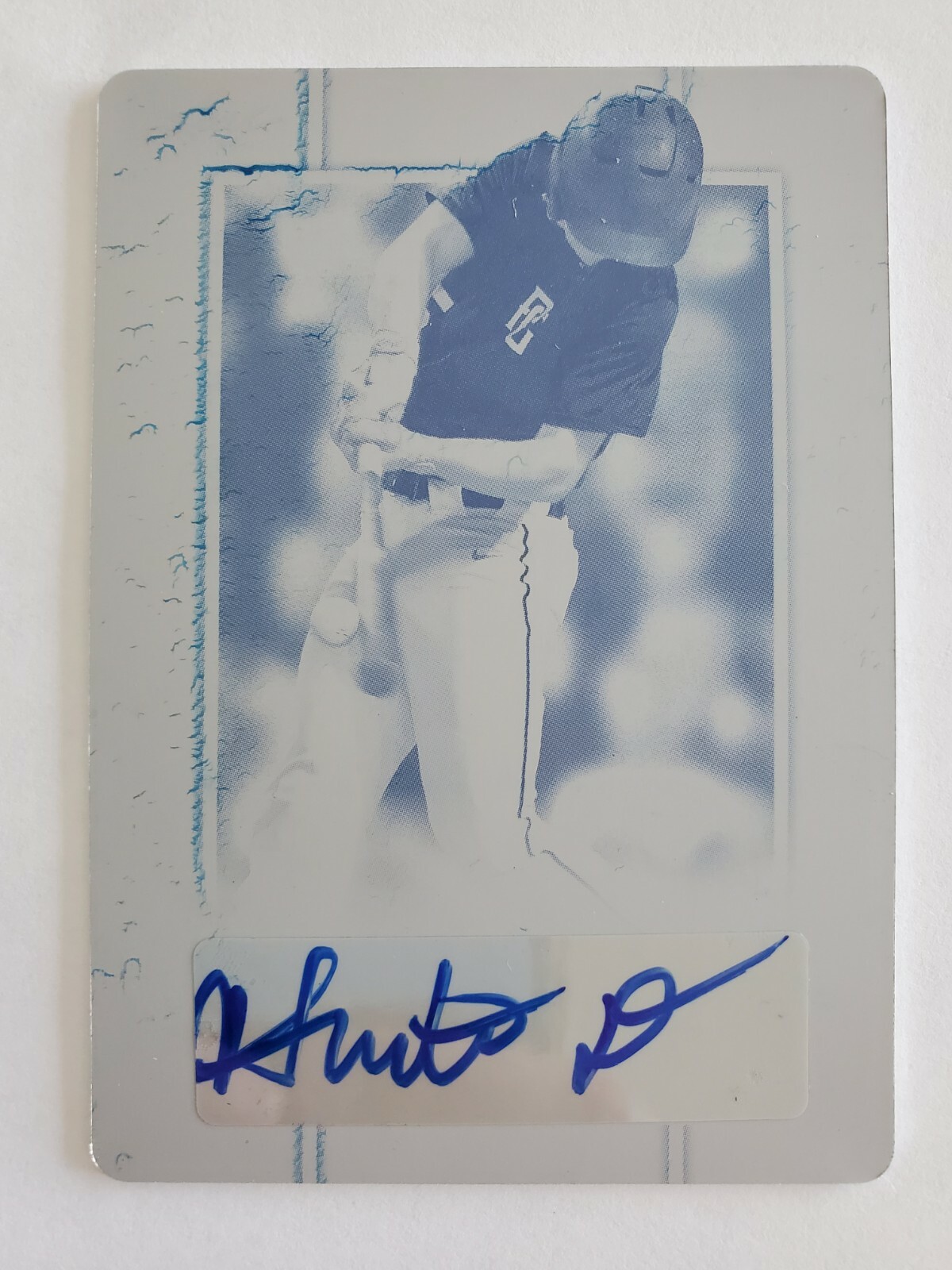 2019 Leaf Perfect Game Baseball - Cyan 1/1 Plate Auto - HUNTER ...