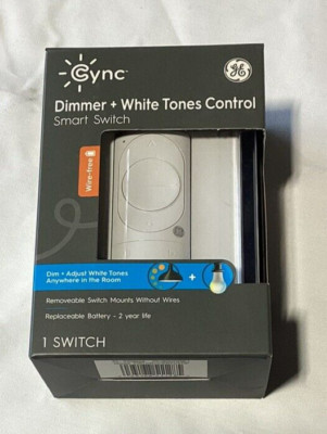 GE Cync Dimmer + White Tones Control Smart Switch Wire Free Replaceable ...