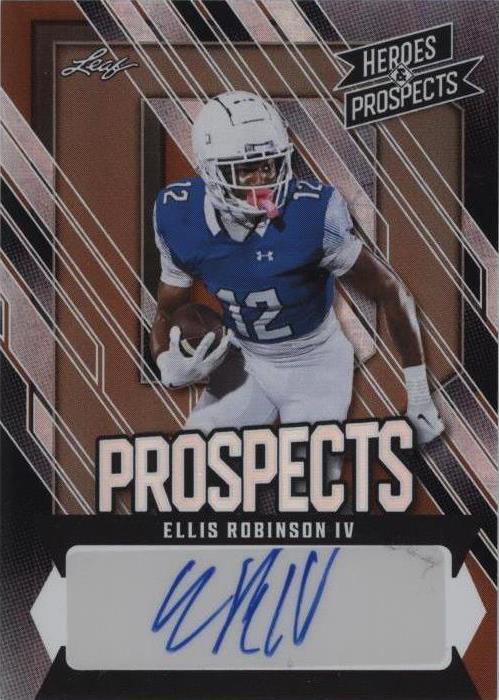 2024 Leaf Heroes & Prospects - Prospect Autographs Ellis Robinson IV # ...