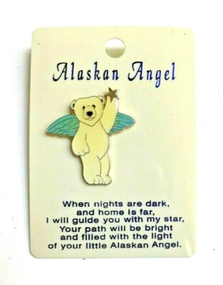 Alaskan Angel Polar Bear Pin | eBay