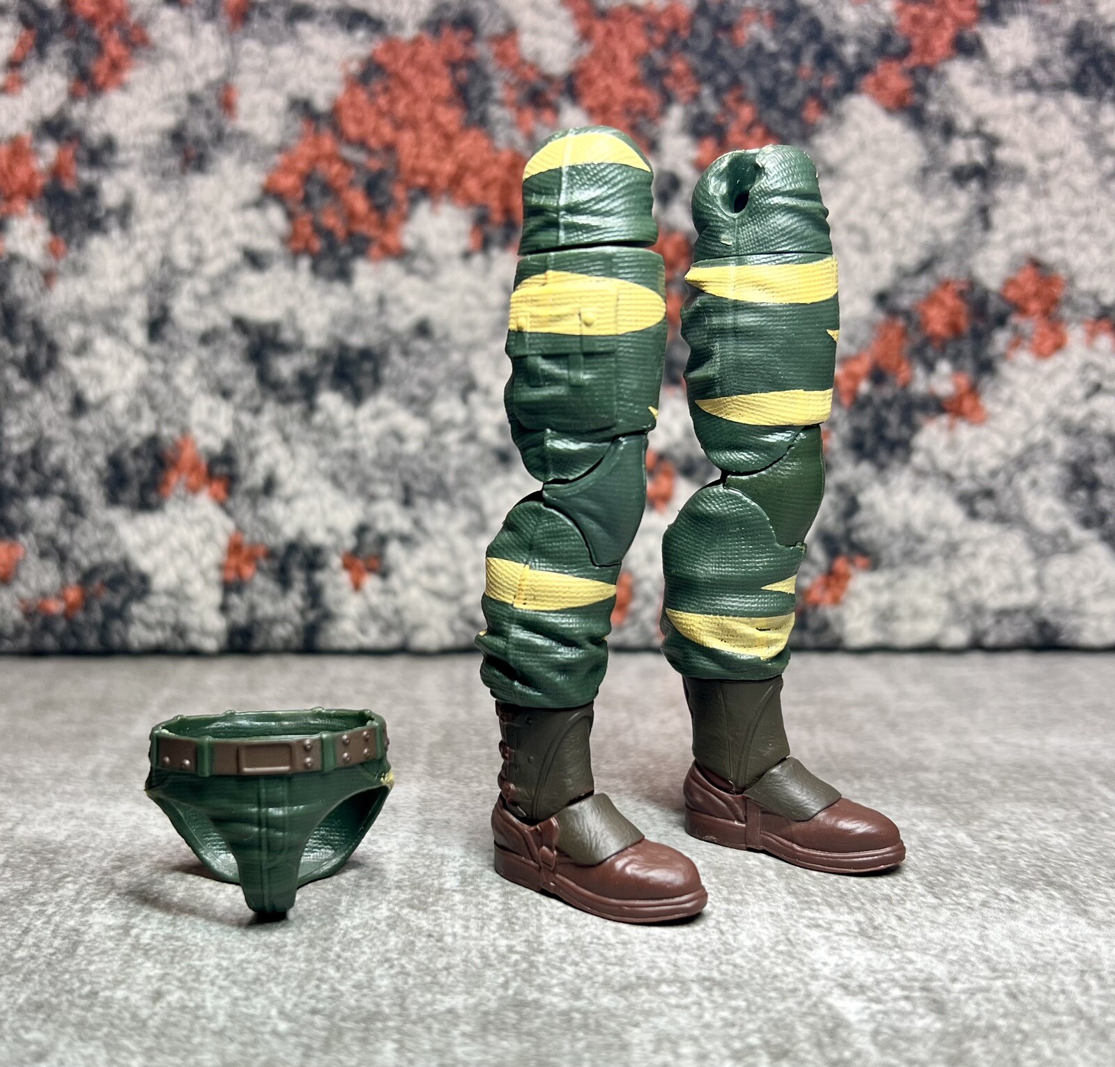 GI JOE Classified Recondo 6" 1:12 Figure Legs Crotch Overlay Boots Camo ...