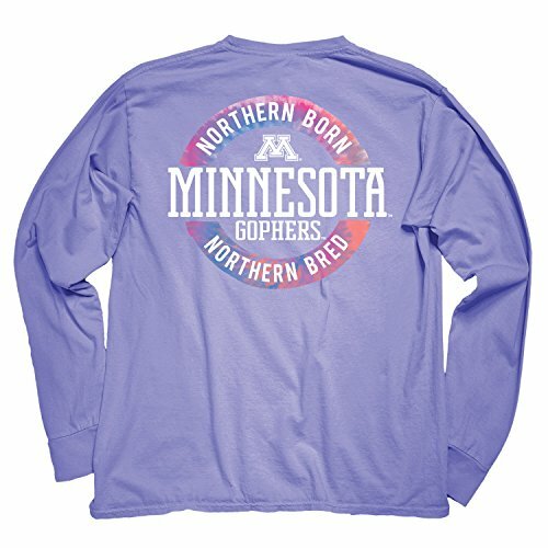 NCAA Minnesota Golden Gophers Adult NCAA Dyed Ringspun Longsleeve Tee ...