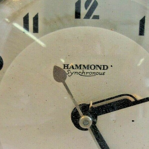 Antique HAMMOND Synchronous Clock dated 1910 in working condition! | eBay