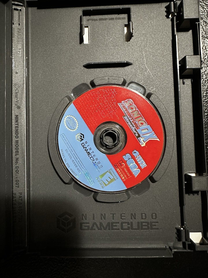 Sonic Adventure Dx: Director’s Cut (Nintendo Gamecube, 2003) Video Game ...