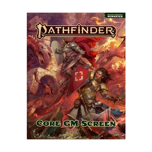 Paizo Pathfinder RPG 2e Remastered Core & Core GM Screen (2nd Ed Bag SW ...