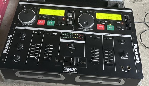 NUMARK CD MIX- 1 Professional Dual CD Mixing Console. Tested Works ...