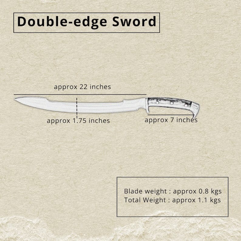 Custom Handmade Carbon Steel Blade Tactical Viking Sword | Hunting ...