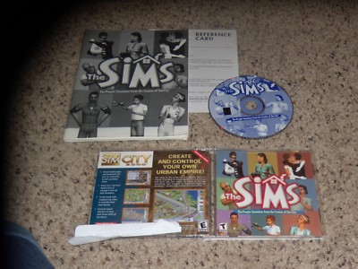 The Sims (PC, 2000) Near Mint Game with book, reference card and key | eBay