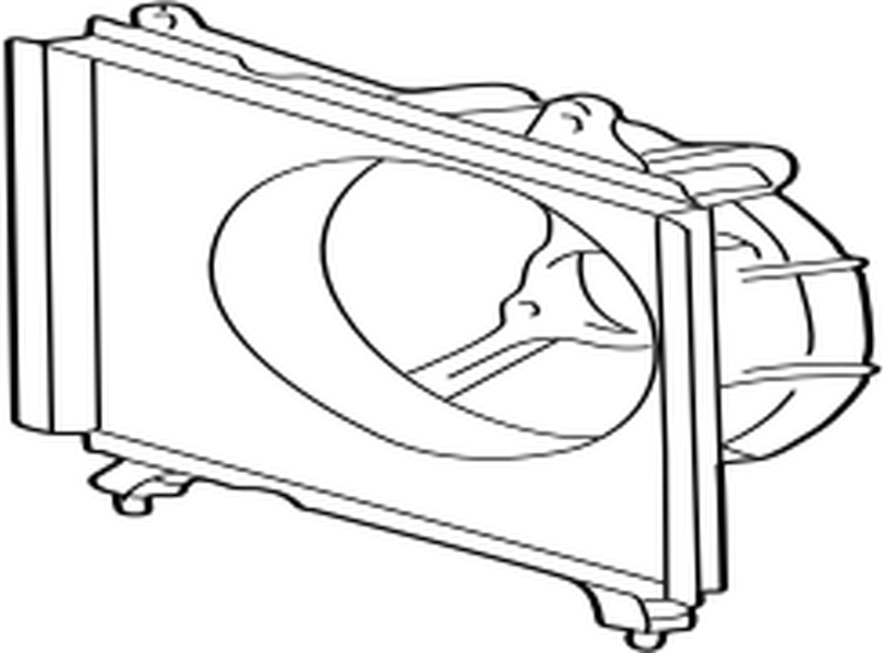 16711-20050 Toyota Shroud, fan 1671120050, New Genuine OEM Part | eBay