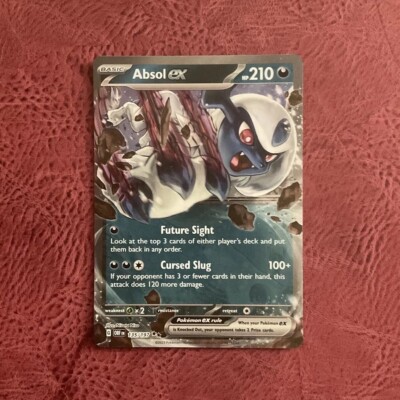 Pokémon TCG Absol ex SV03: Obsidian Flames 135/197 Holo Double Rare NM ...