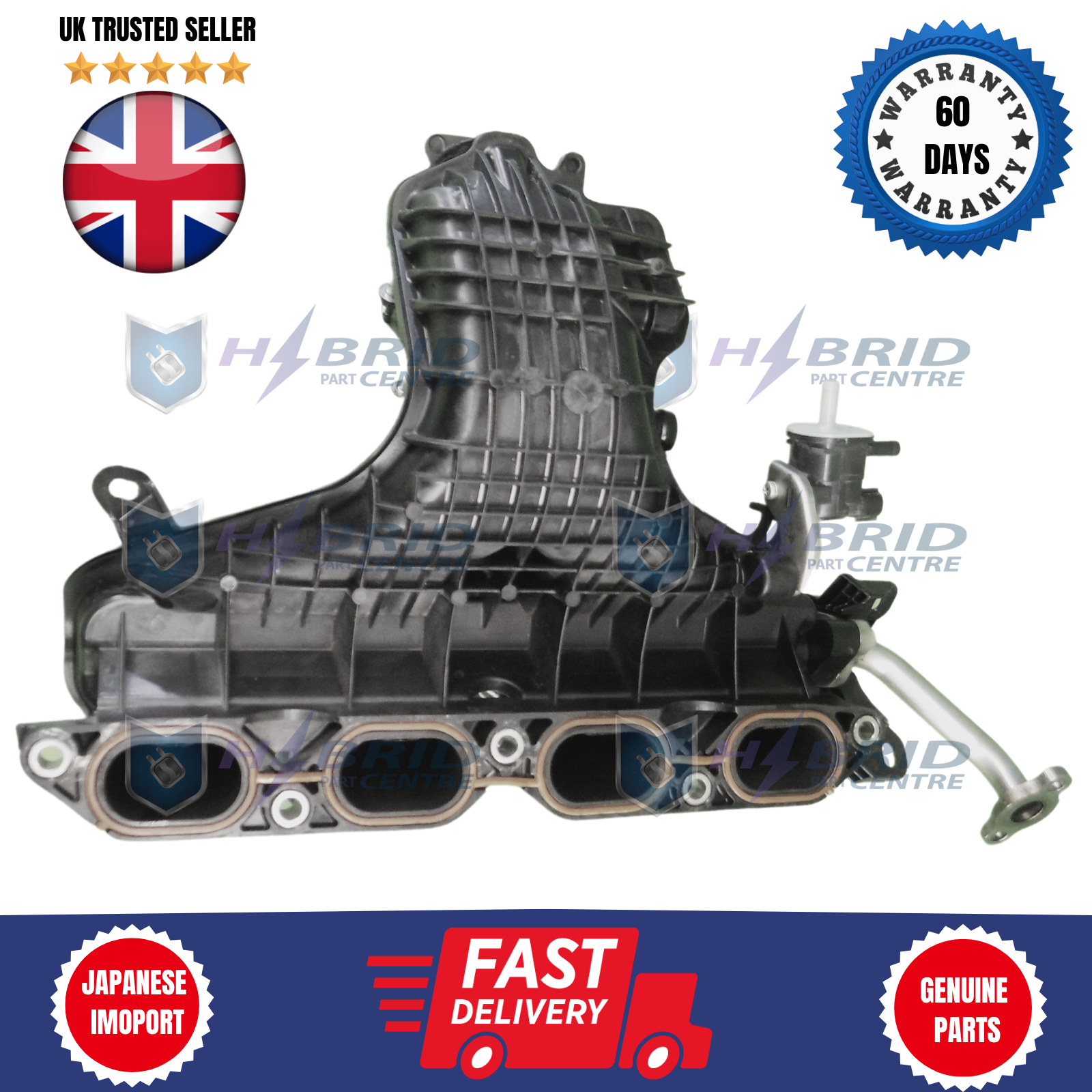 TOYOTA PRIUS 1.8 HYBRID 2009-2015 AIR INTAKE INLET MANIFOLD & VACCUM ...