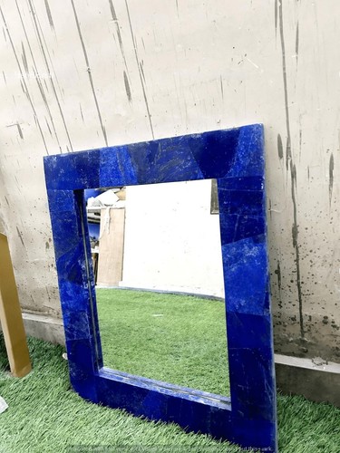 20"x24" Artisan Lapis Lazuli Wall Mirror: A Unique Home Decor Statement ...