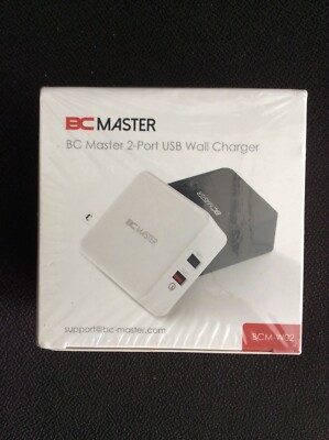 BC Master USB Wall Charger, Quick Charge with Dual Port, USB Plug ...