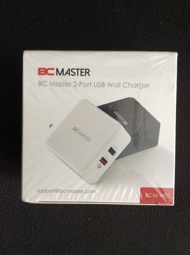 BC Master USB Wall Charger, Quick Charge with Dual Port, USB Plug ...