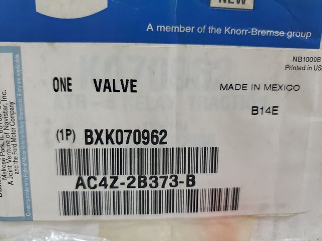 Bendix Valve Atr6 Traction Relay Val BXK070962 for sale online | eBay
