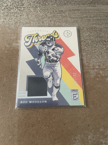 Rod Woodson 2020 Donruss Elite Throwback Threads Jersey /299 HOF ...
