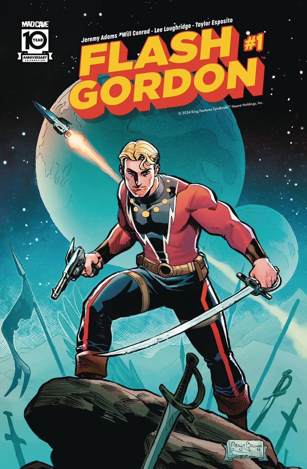 FLASH GORDON #1 CVR C REILLY BROWN MAD CAVE STUDIOS | eBay