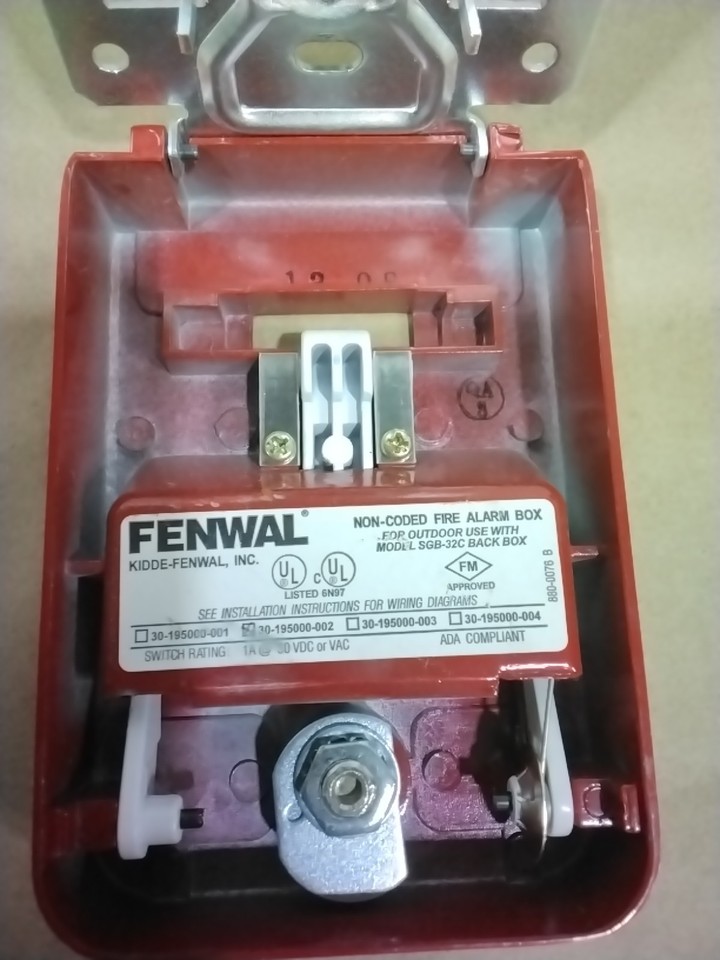 Fenwal 30-195000-002 Manual Pull Station Fire System Release | eBay