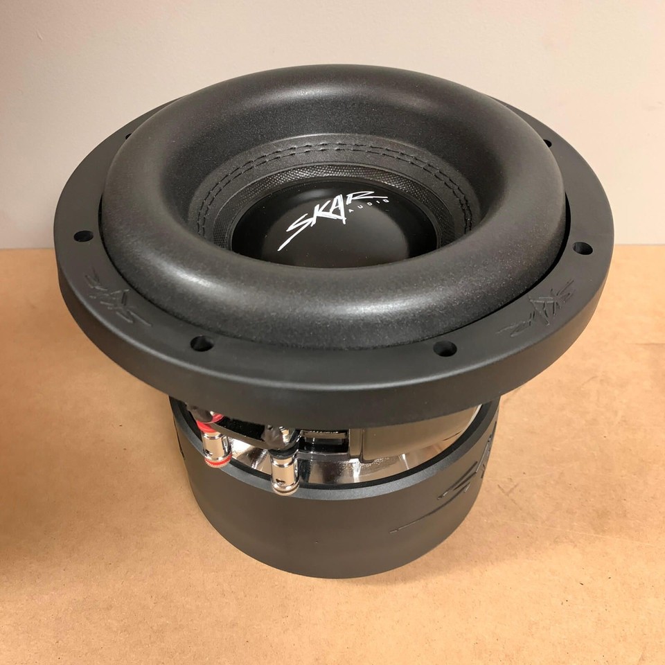 USED SKAR AUDIO ZVX-8 D2 8" 900 WATT RMS DUAL 2 OHM SPL CAR SUBWOOFER ...