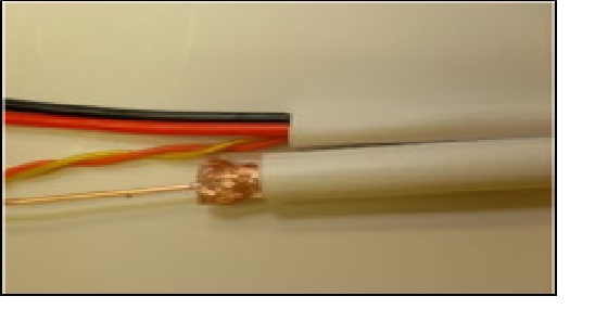 150'PLUG+PLAY CCTV VIDEO RG59/RS485/POWER PTZ DATA SIAMESE COMPRESSION ...