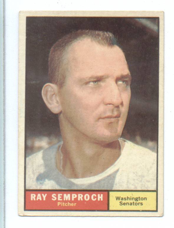 1961 Topps - Ray Semproch #174 for sale online | eBay