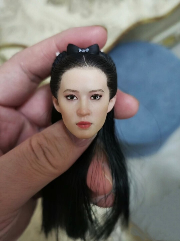 1/6 Ancient Beauty Head Sculpt Liu Yifei Head Model For 12" Female ...