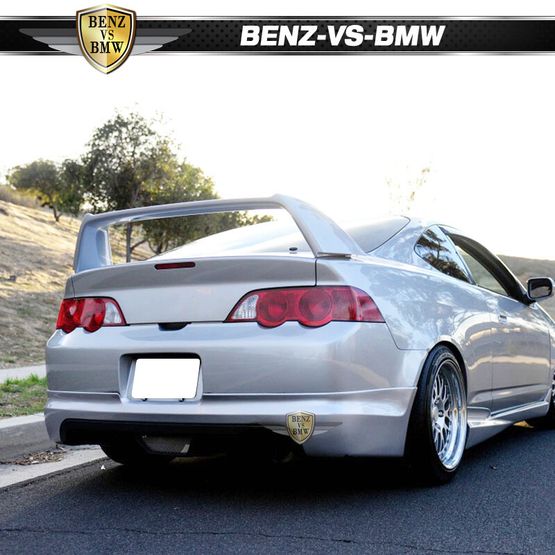 Fits 02-04 Acura RSX Rear Bumper Lip Spoiler Mugen Style Unpainted ...