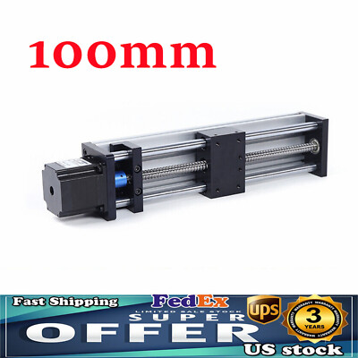 CNC Linear Guide Rail Slide Stage Actuator Ball Screw Motion Table Nema ...