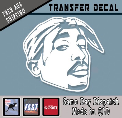 2pac peeping peeking decal rap Sticker car bumper window biggie hip hop ...