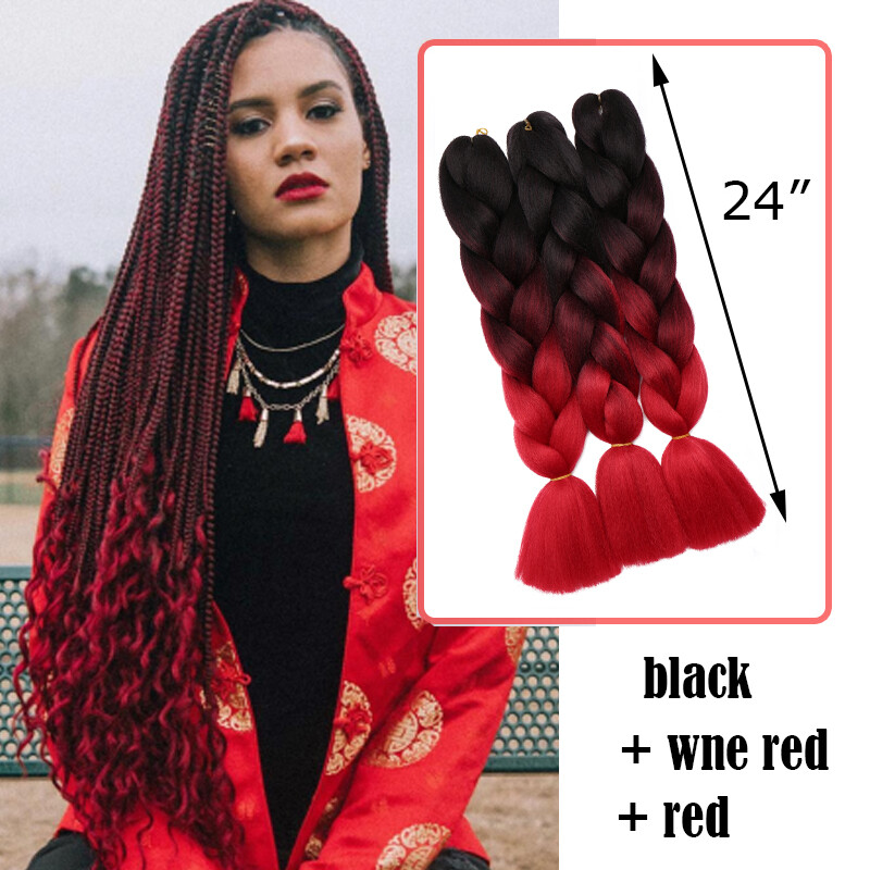 Red Yarn Braids