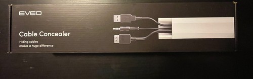 153” Cord Hider Concealer Management Hiding Cables EVEO NEW & SEALED ...