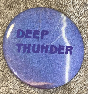 Button - Deep Thunder - Pin Back | eBay