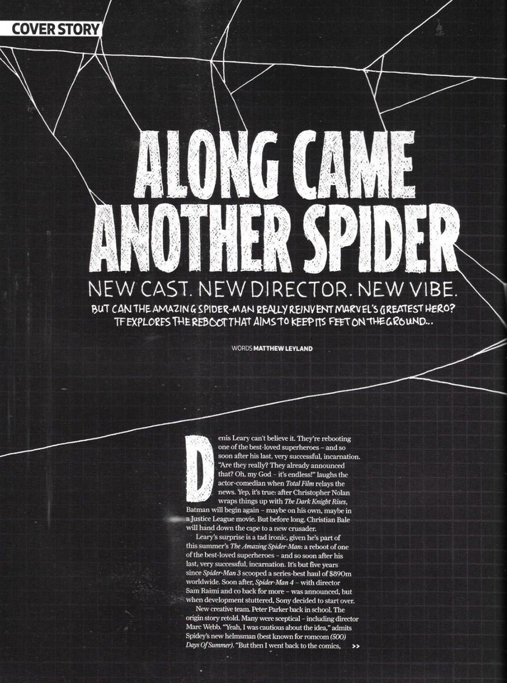 Total Film Magazine Spider-Man Prometheus Demi Moore Bill Murray Car ...